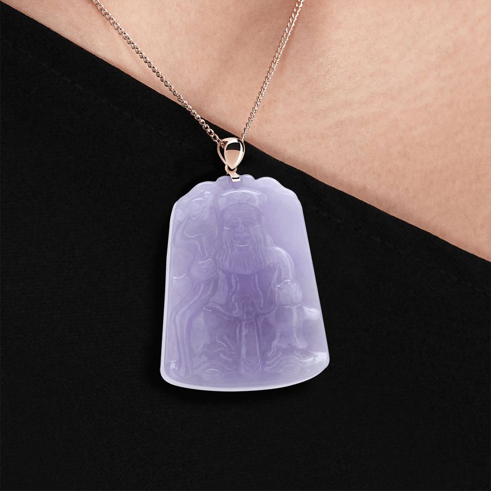 Fine Jadeite Tua Pek Gong Imperial Harvest