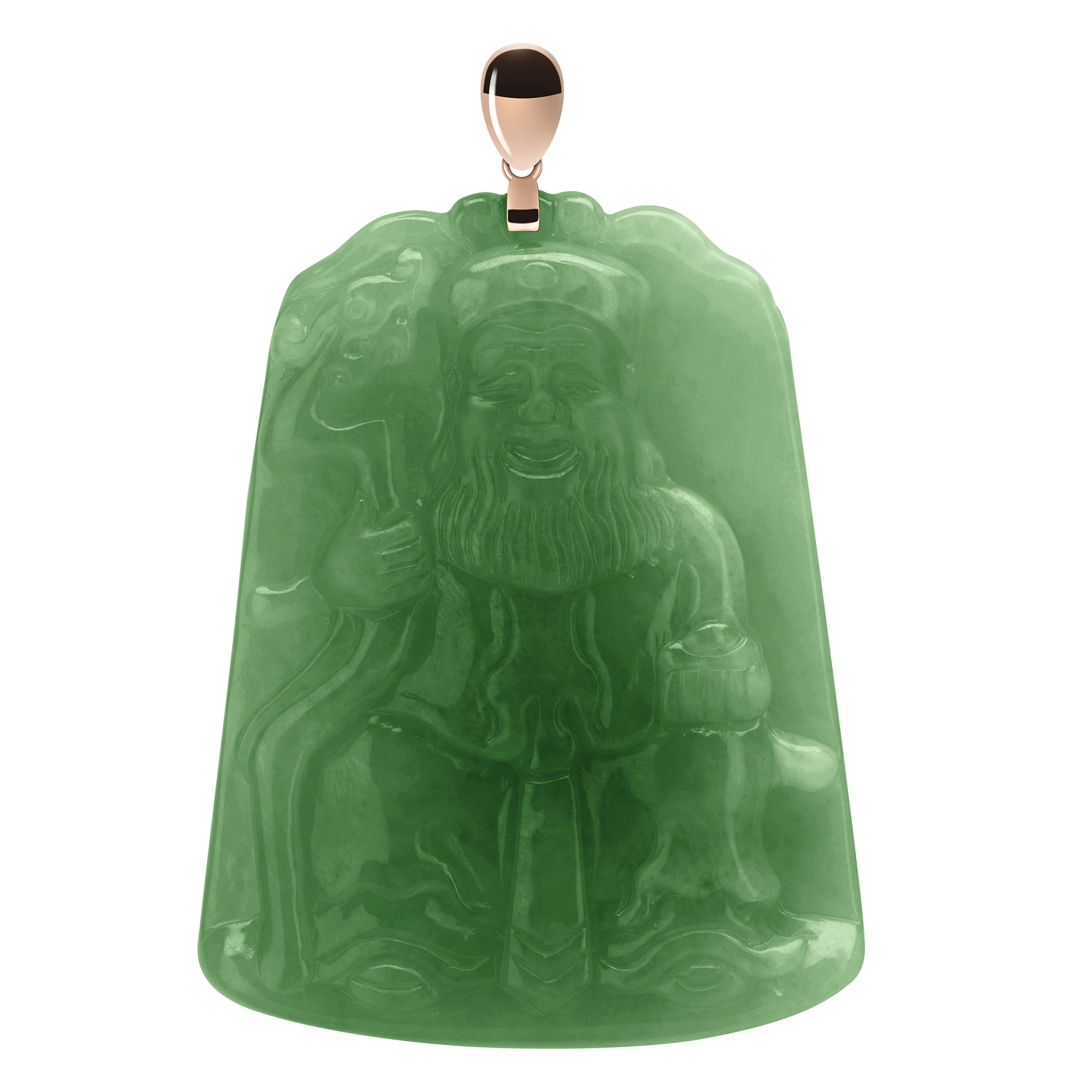 Fine Jadeite Tua Pek Gong Imperial Harvest